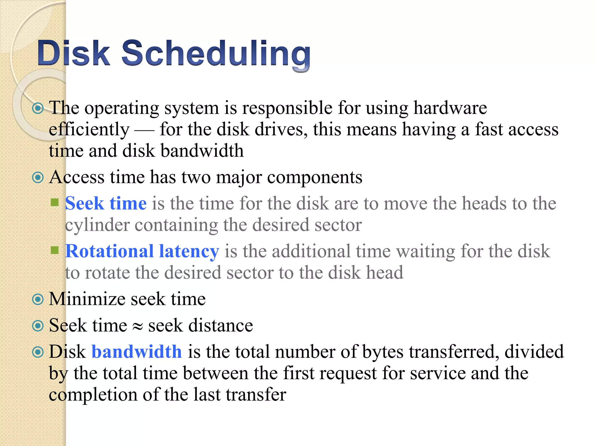 Mass Storage Structure | PPTX