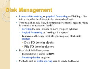 Mass Storage Structure | PPTX