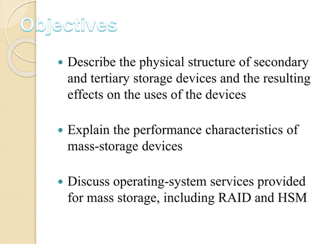 Mass Storage Structure | PPTX
