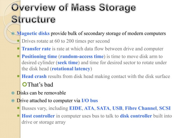 Mass Storage Structure | PPTX