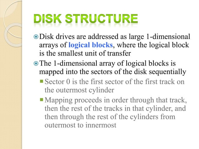 Mass Storage Structure | PPTX