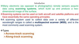 Multi Spectral Scanning Systems | PPTX