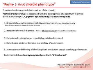 Pachychoroid spectrum diseases | PPTX