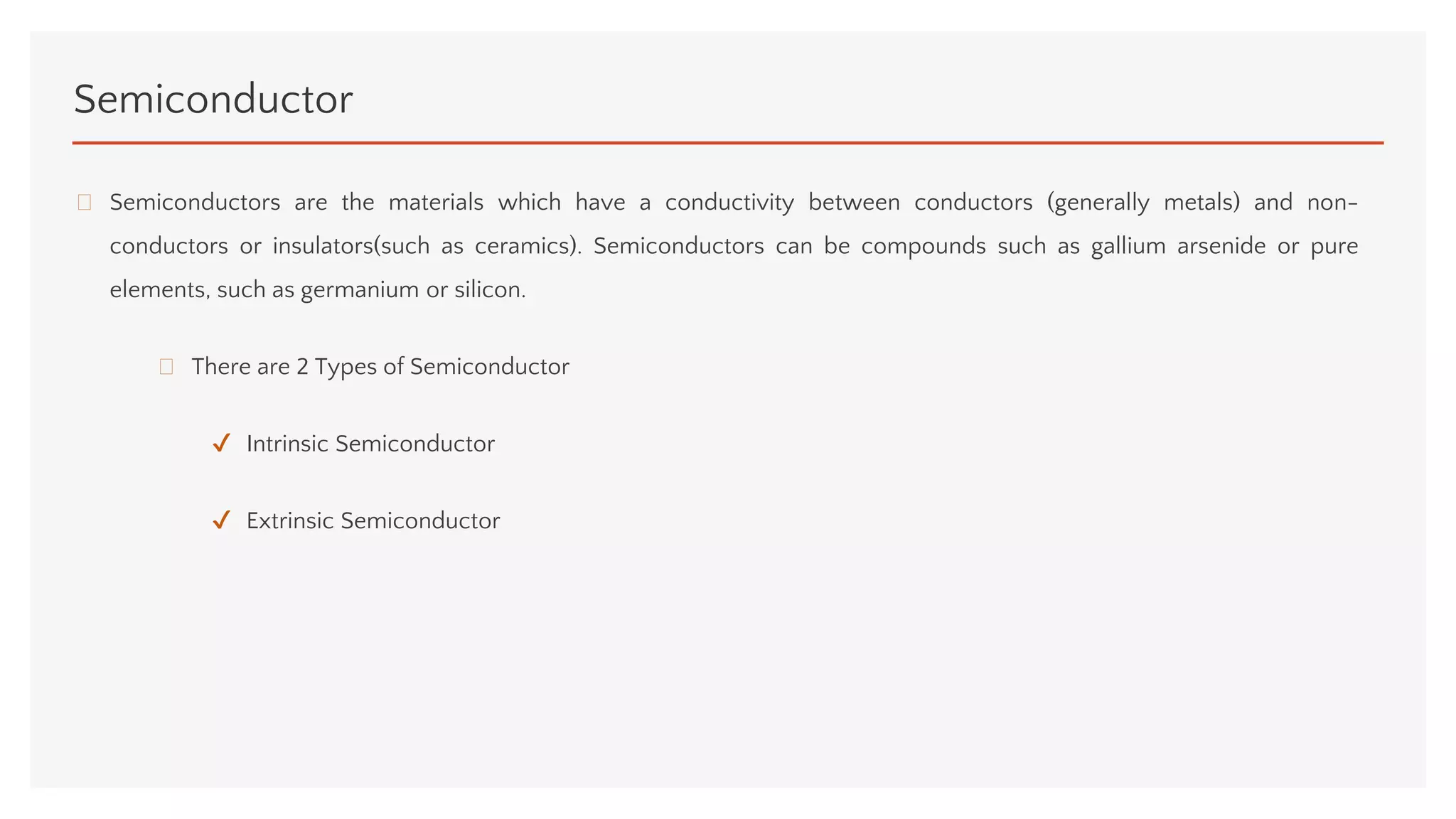 Types of Semiconductor | PPTX