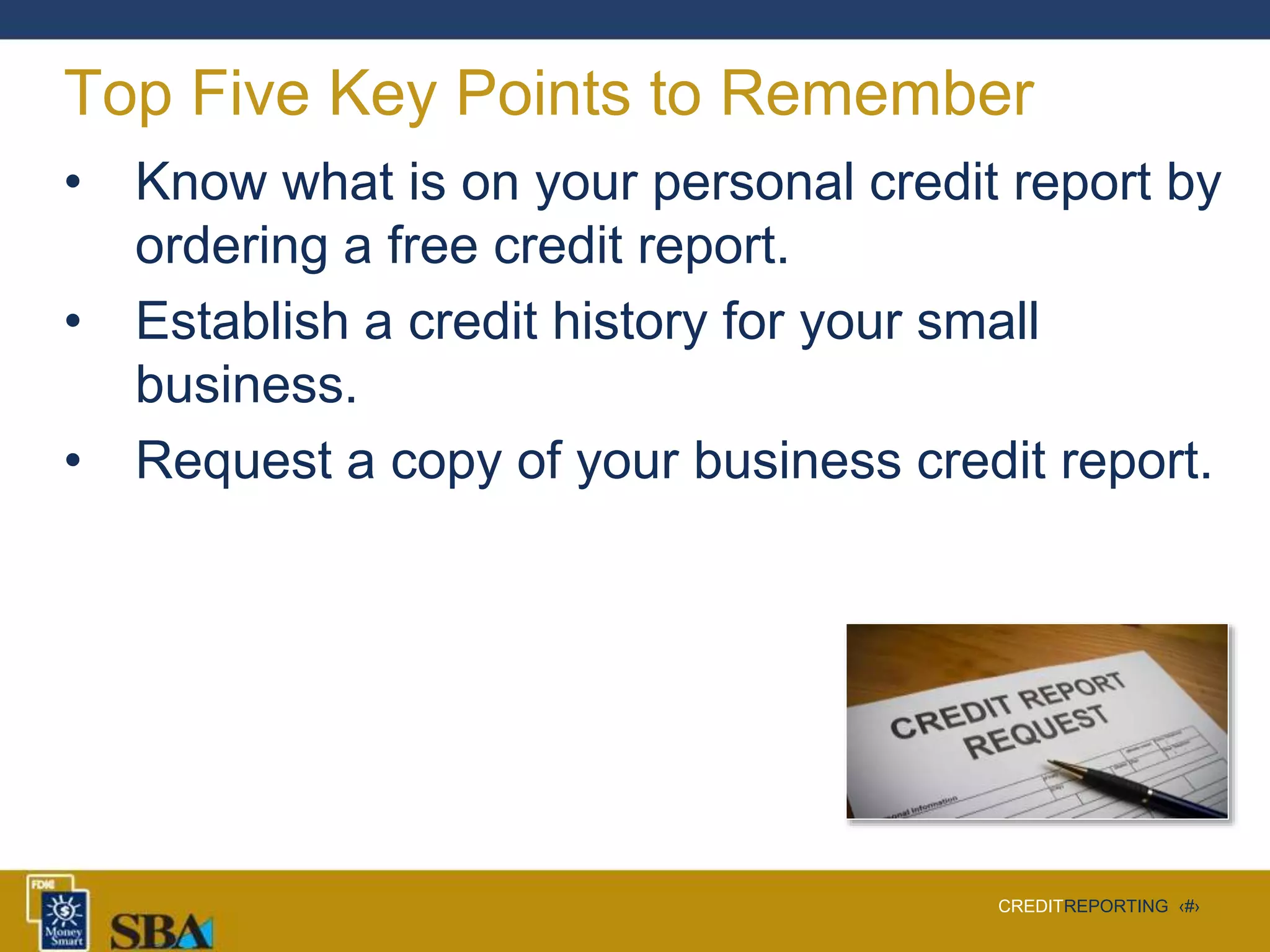 Credit Reporting | PPTX