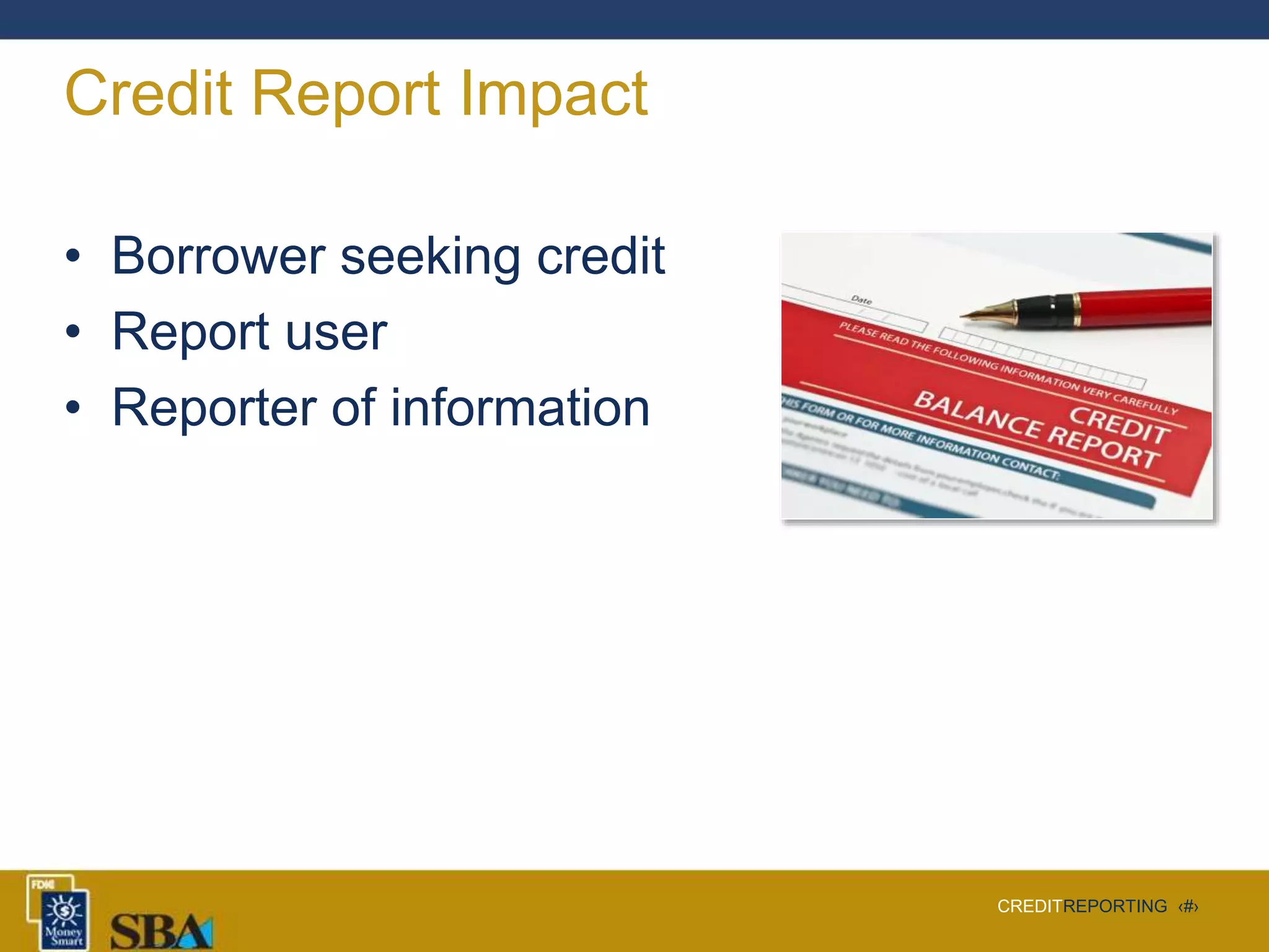 Credit Reporting | PPTX