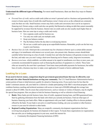 Financial management participant guide | PDF
