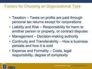 Organizational Types | PPTX | Small and Medium-sized Business | Business