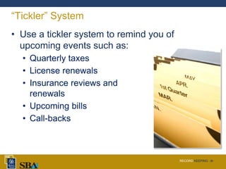 Record Keeping | PPTX