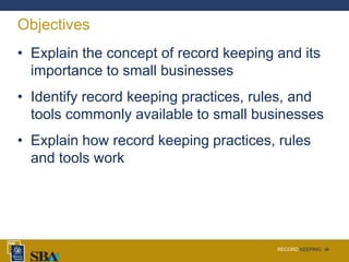 Record Keeping | PPTX