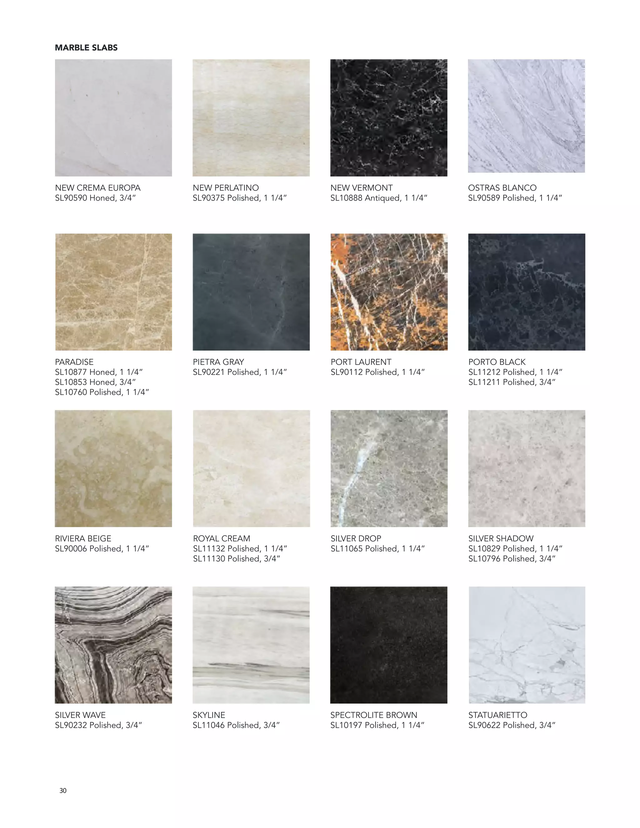 Marble Systems slab brochure | PDF