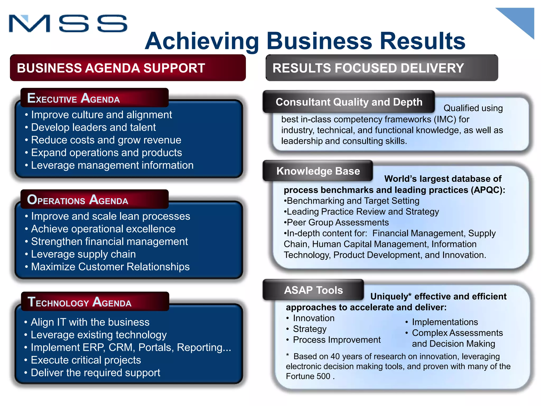 MSS Management Consulting | PPT