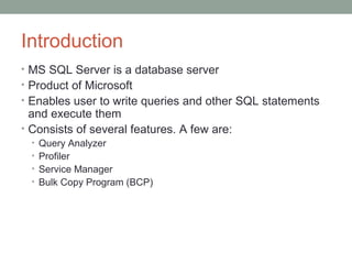 Mssql | PPT