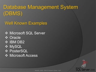 Microsoft SQL Server 2008 | PPTX