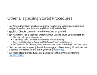 SQL Server 2014 Monitoring and Profiling | PPT