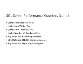 SQL Server 2014 Monitoring and Profiling | PPT
