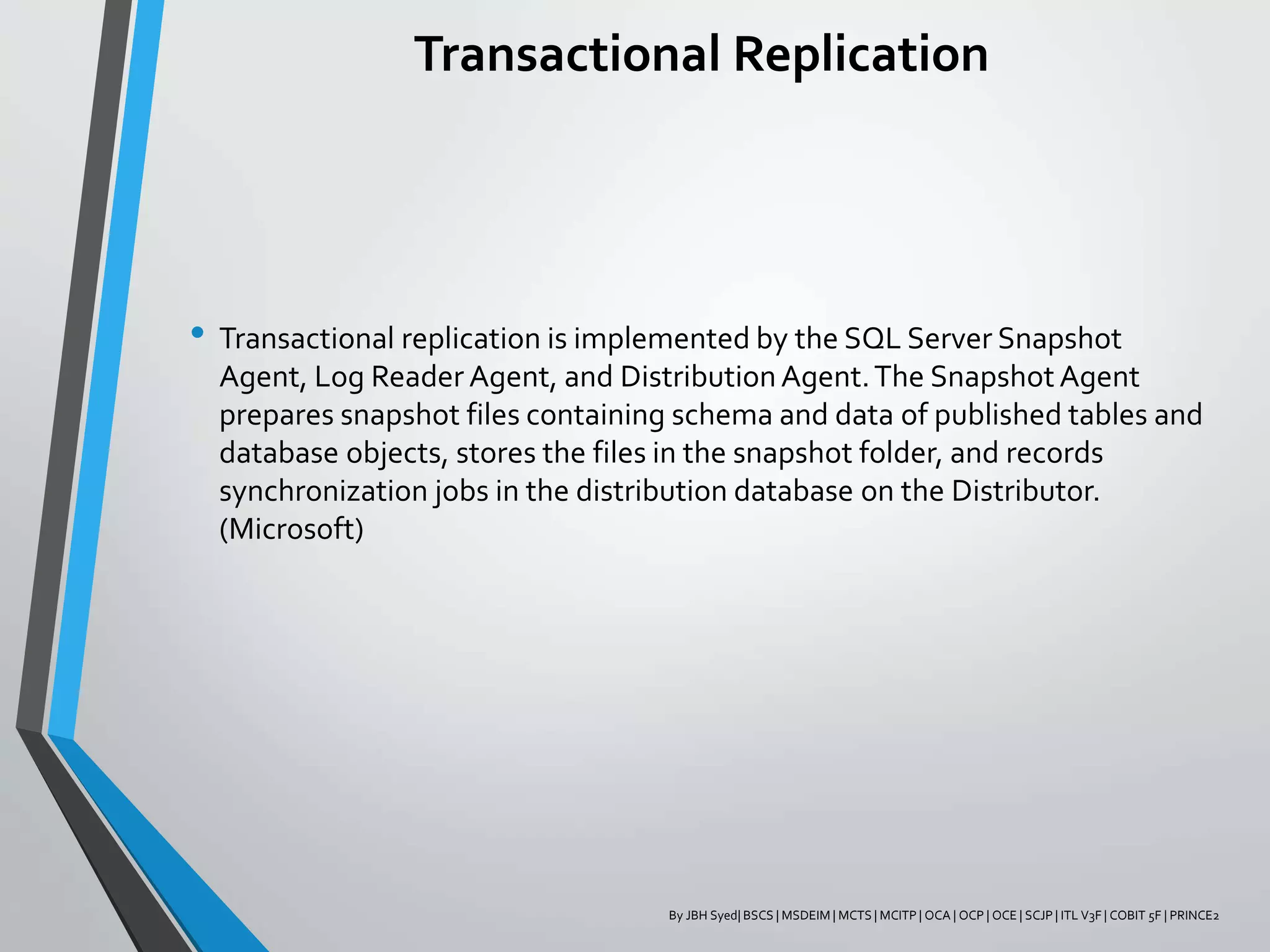 SQL Server Disaster Recovery Implementation | PPT