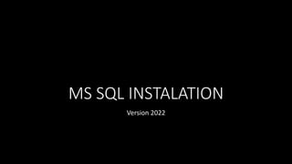 MS SQL INSTALLATION.pptx