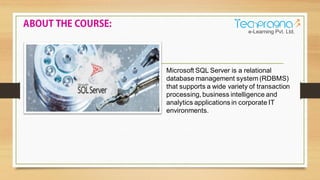 Mssql presentation | PPT