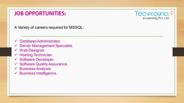 Mssql presentation | PPT