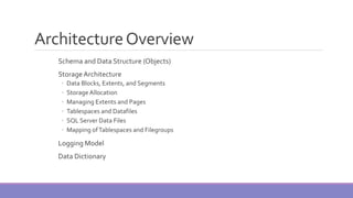 MS-SQL SERVER ARCHITECTURE | PDF