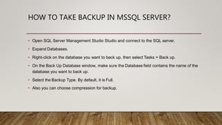 MSSQL SERVER | PPT