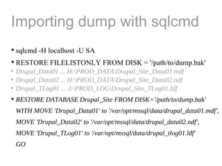 Mssql to mysql - Anton Ivanov | PPT