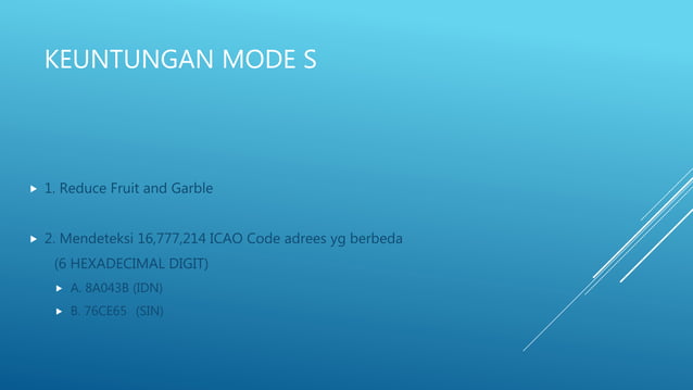 MSSR Mode S | PPTX | Technology & Computing