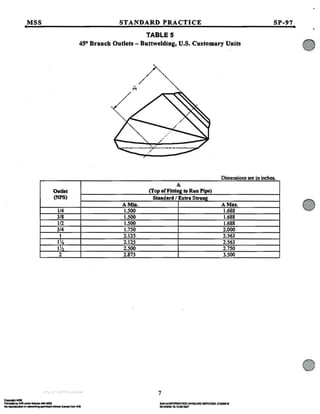 MSS SP-97 -2012 | PDF