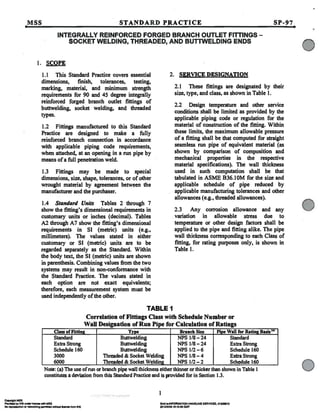 MSS SP-97 -2012 | PDF