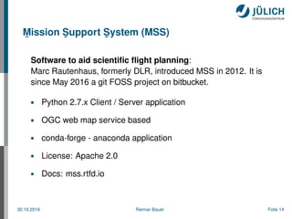 MSS - Software for planning research aircraft missions. | PPT