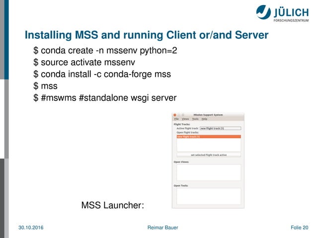 MSS - Software for planning research aircraft missions. | PPT