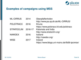 MSS - Software for planning research aircraft missions. | PPT