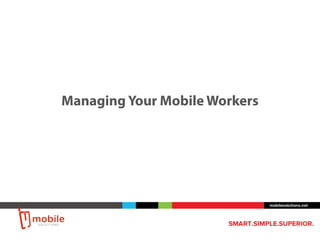 Mobile Solutions Top 10 Tips for Mobile Workforce | PPT