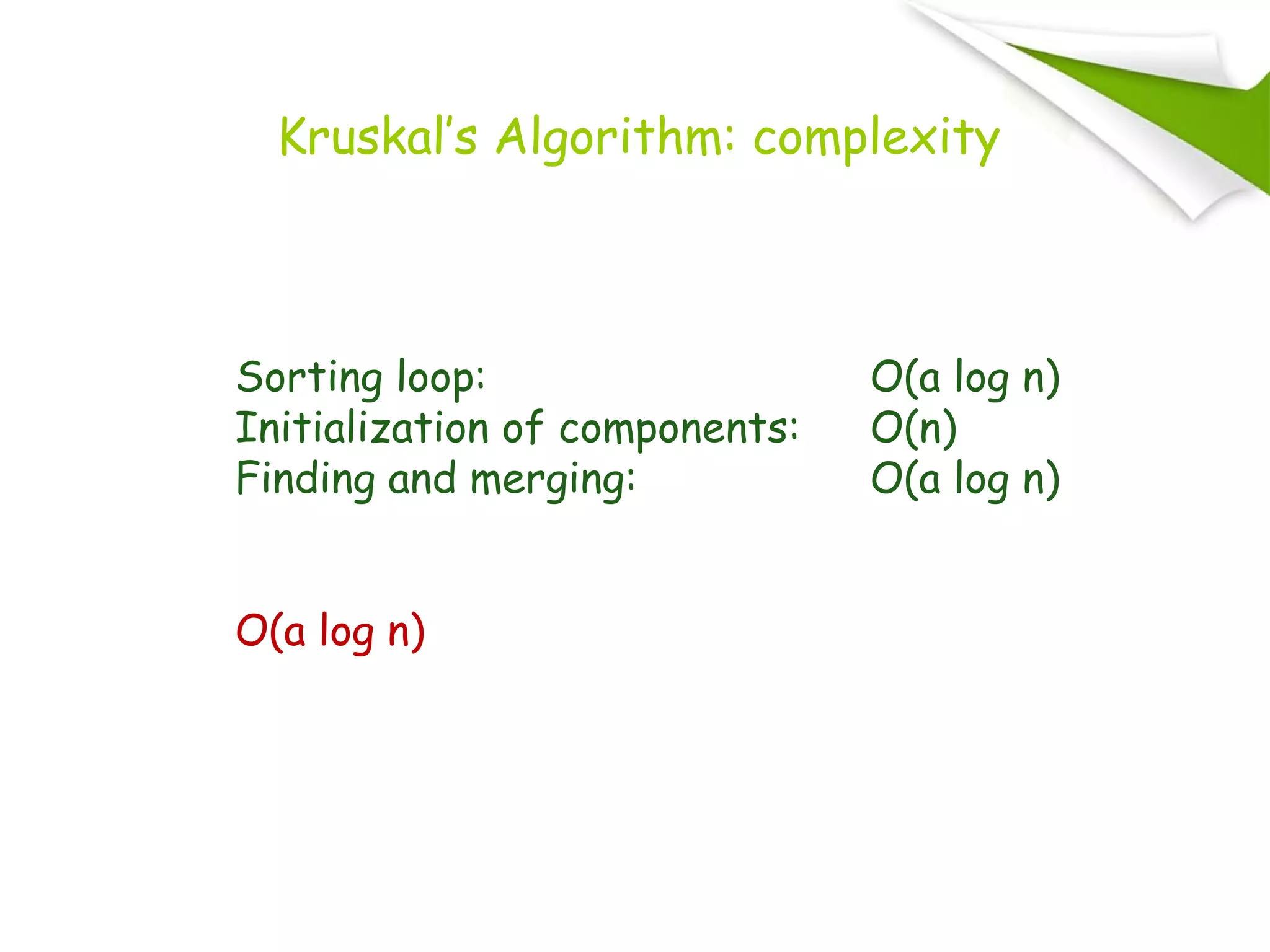 Minimum spanning tree | PPT | Computer Networking | Computing