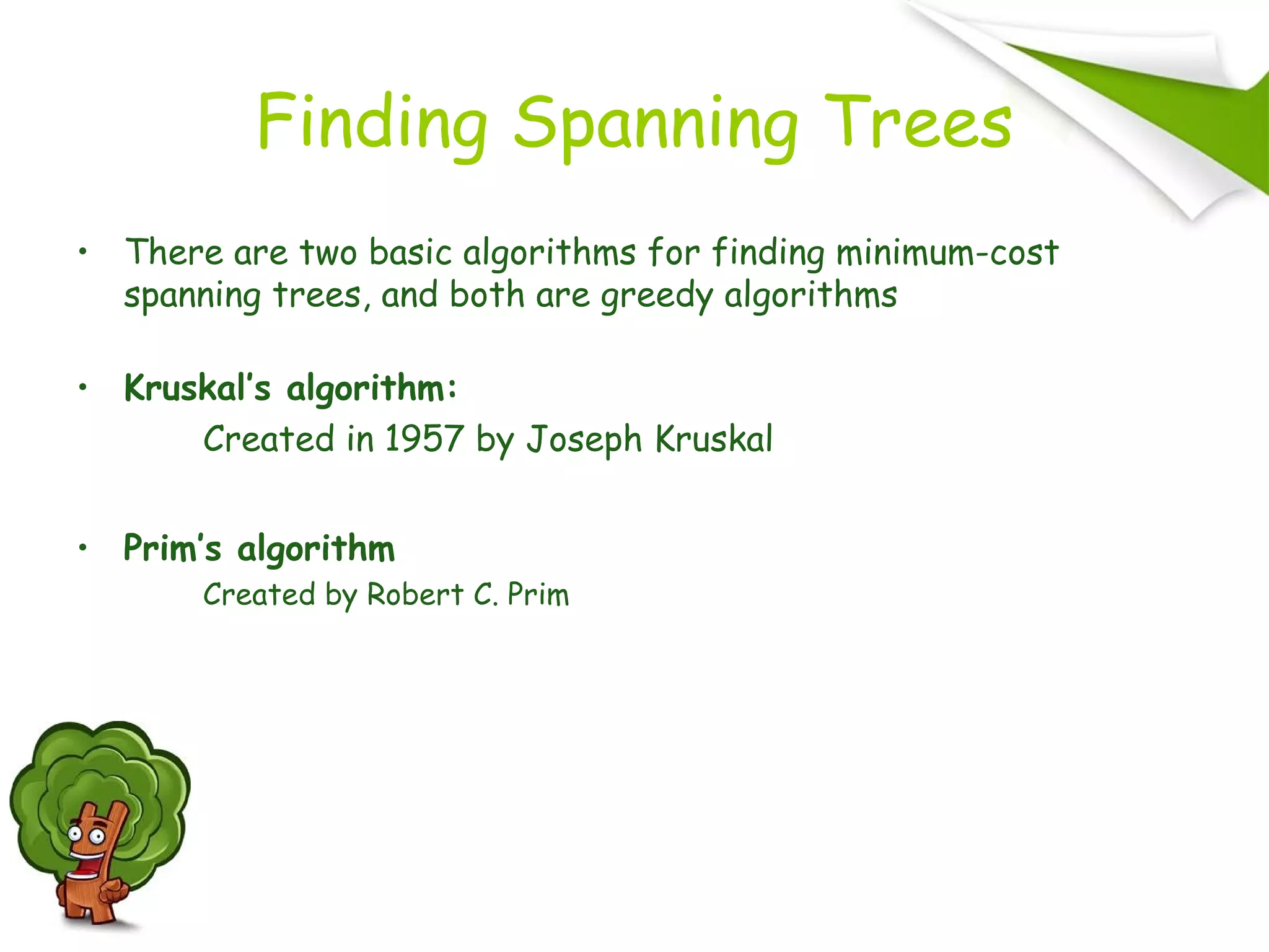 Minimum spanning tree | PPT