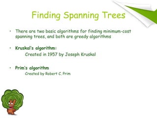 Minimum spanning tree | PPT | Computer Networking | Computing