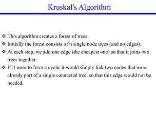 Minimum Spanning Tree | PPT | Graphics Software | Computer Software and ...