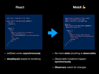 Smarter State Management with MobX State Tree | PPT
