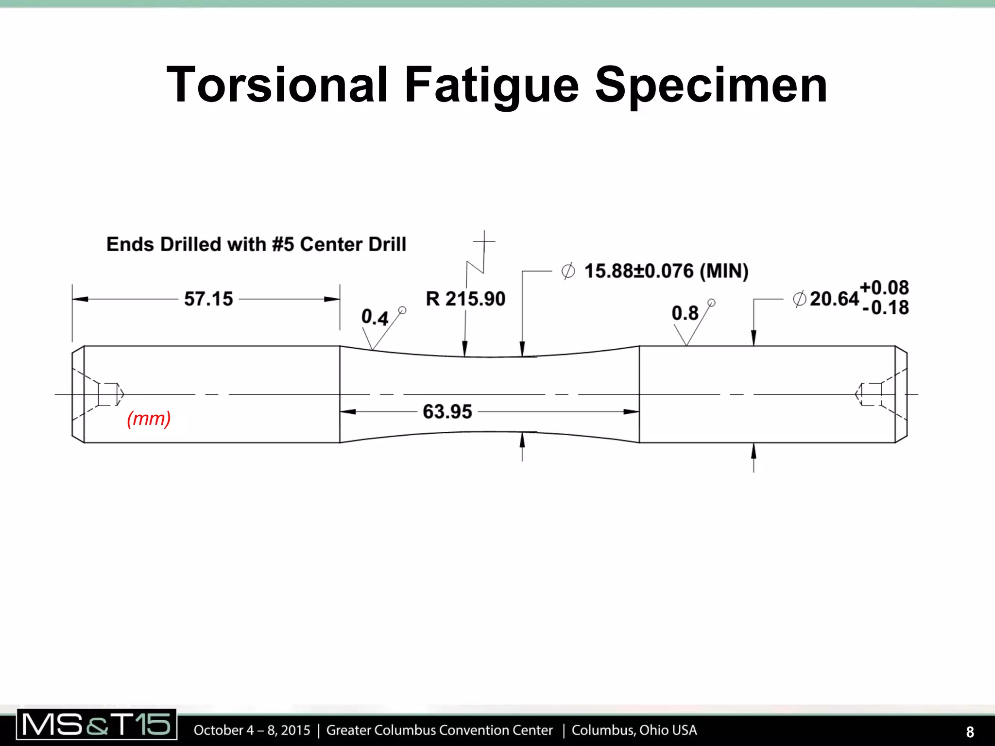 Microstructural and Torsional Fatigue Characteristics of Singleshot and ...