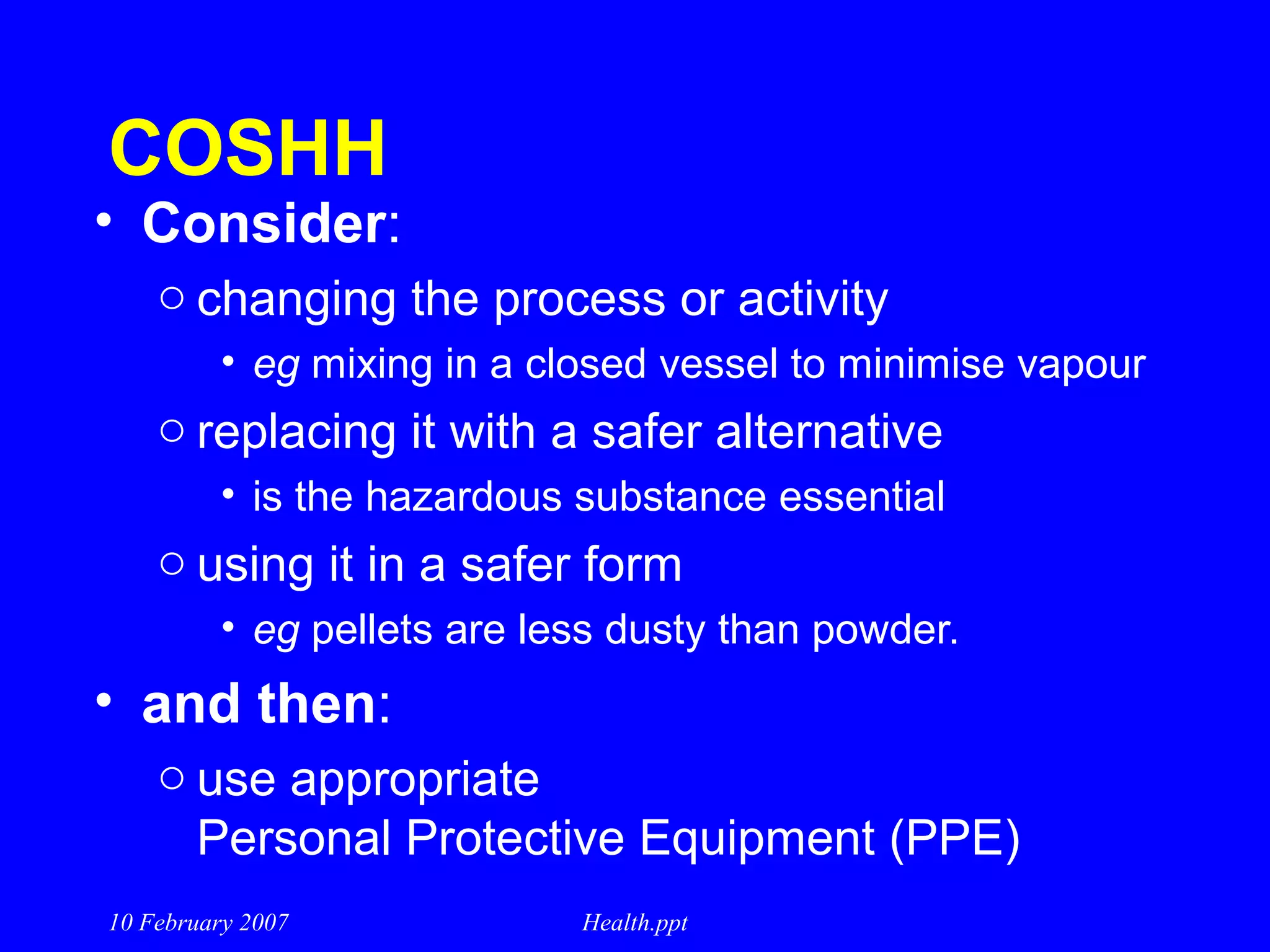 Management system of health and safety. | PPT