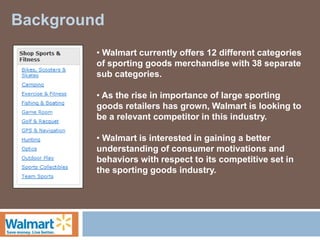 Walmart Sporting Goods Case Study | PPTX