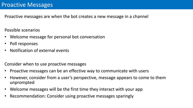 Build and integrate conversational series with Microsoft Teams Bot | PPTX | Web Conferencing ...