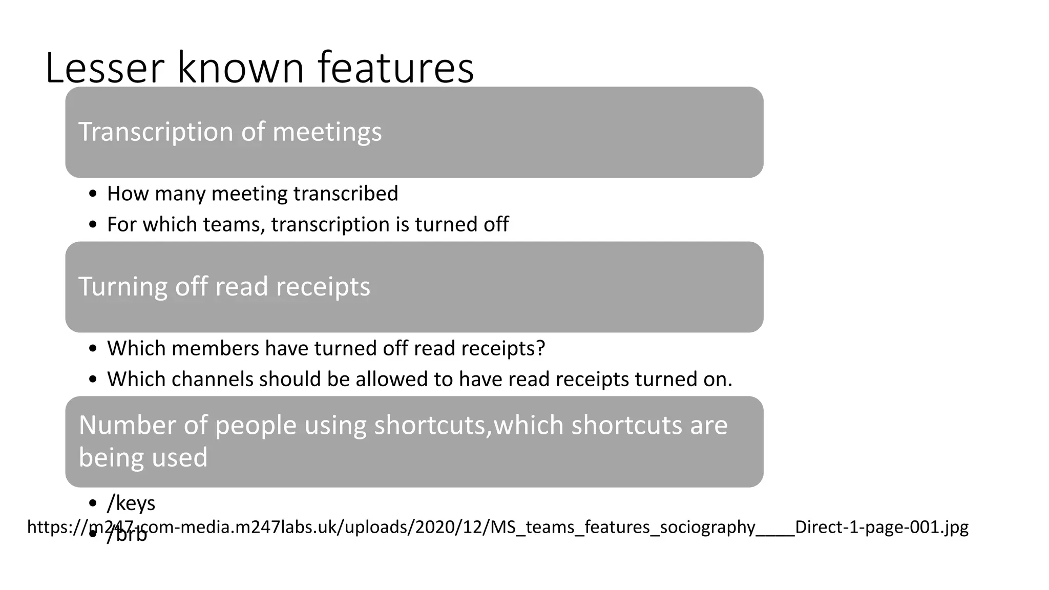 MS teams- meeting features and analytics. | PPTX