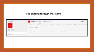 MS Teams PPT.pptx | Computing | Technology & Computing