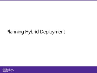 MS TechDays 2011 - Microsoft Exchange Server and Office 365 Hybrid ...