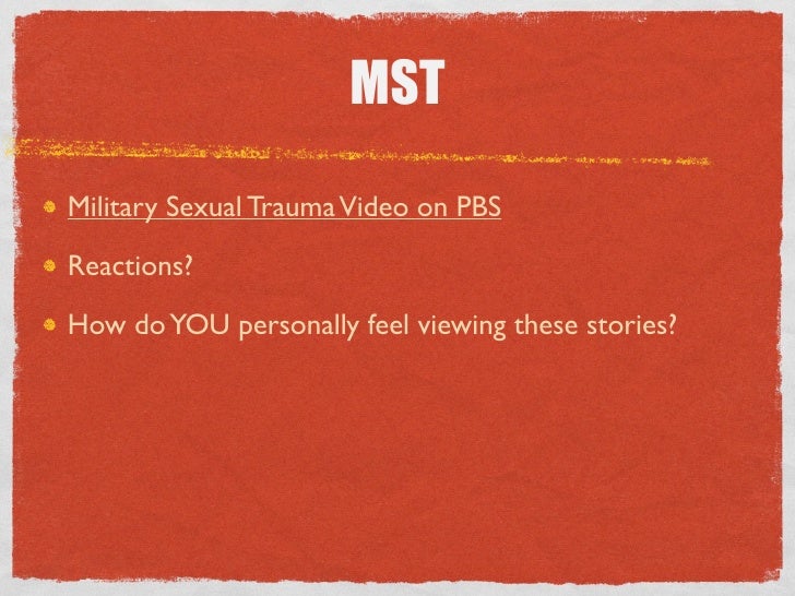 Signs and symptoms of military sexulal trauma - holftix