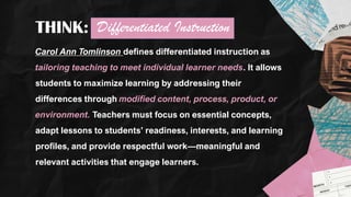 Effective Differentiated Instruction Strategies for Diverse Learners | PDF