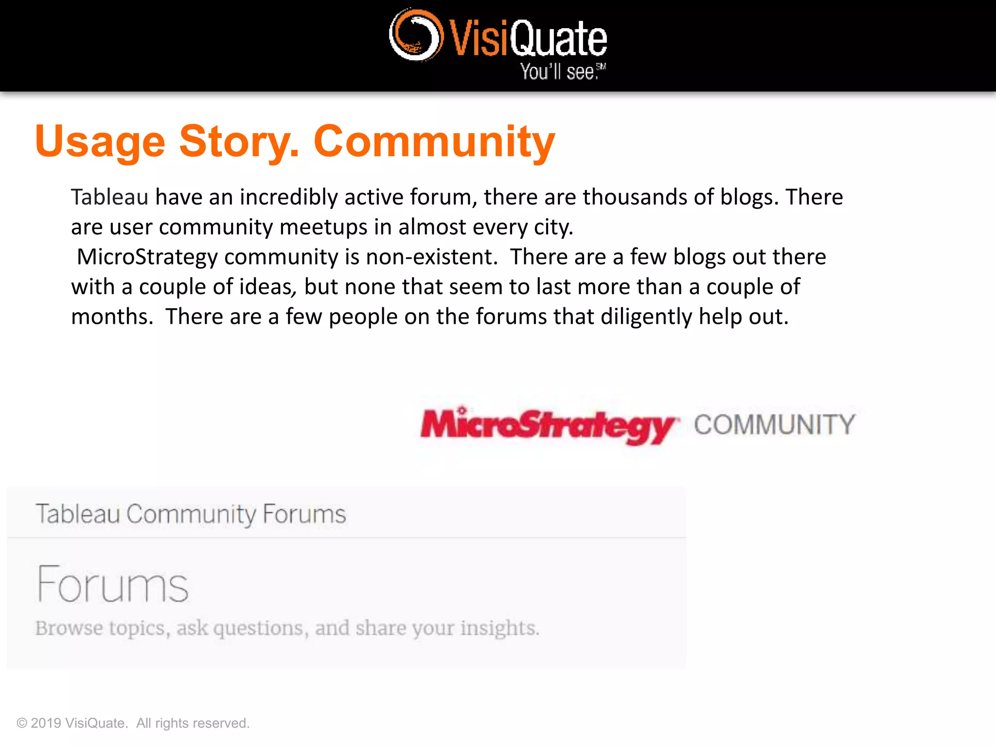 Tableau vs Microstrategy | PPT