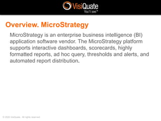 Tableau vs Microstrategy | PPT